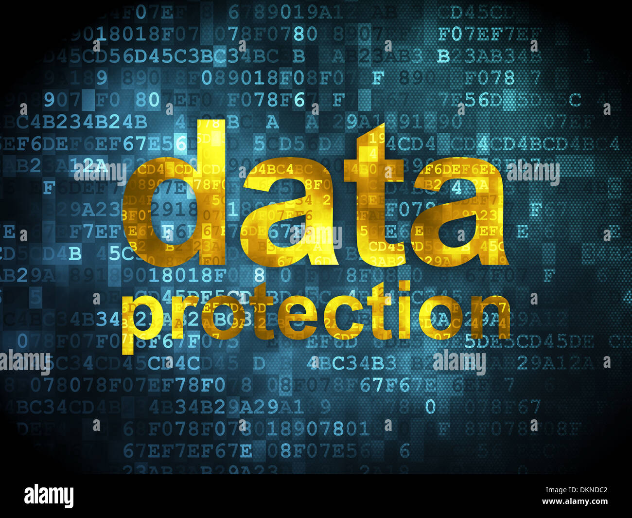 Safety concept: Data Protection on digital background Stock Photo - Alamy
