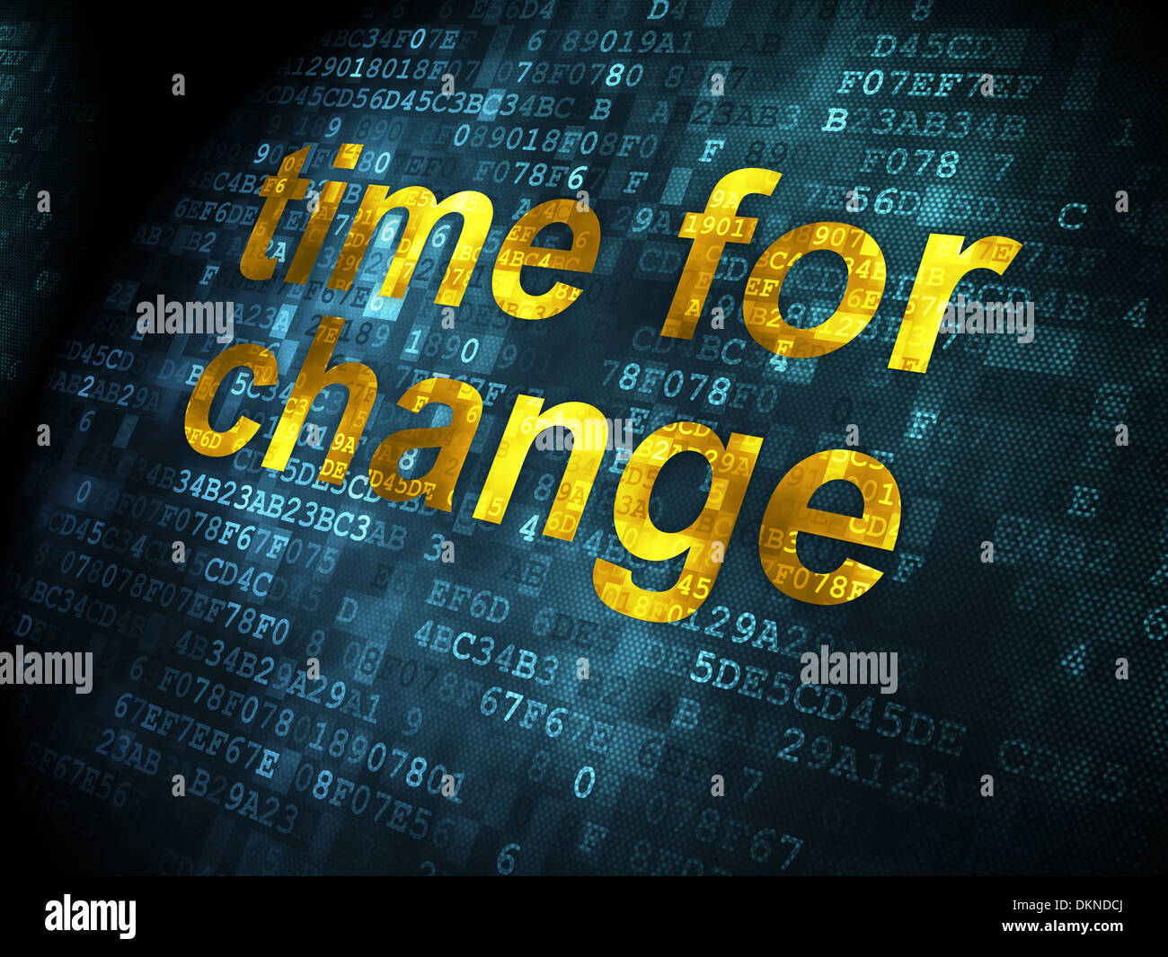 Timeline concept: Time for Change on digital background Stock Photo - Alamy