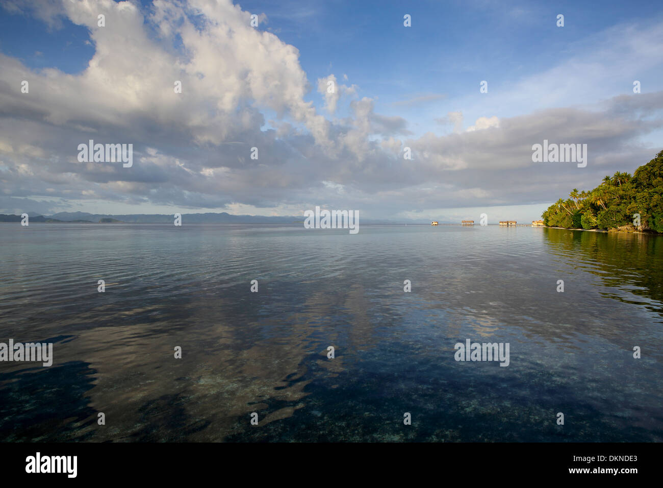 Kri Island in the idyllic Raja Ampat Islands of West Papua Stock Photo ...