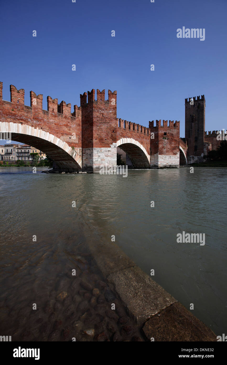 Castelvecchio bridge, verona hi-res stock photography and images - Alamy