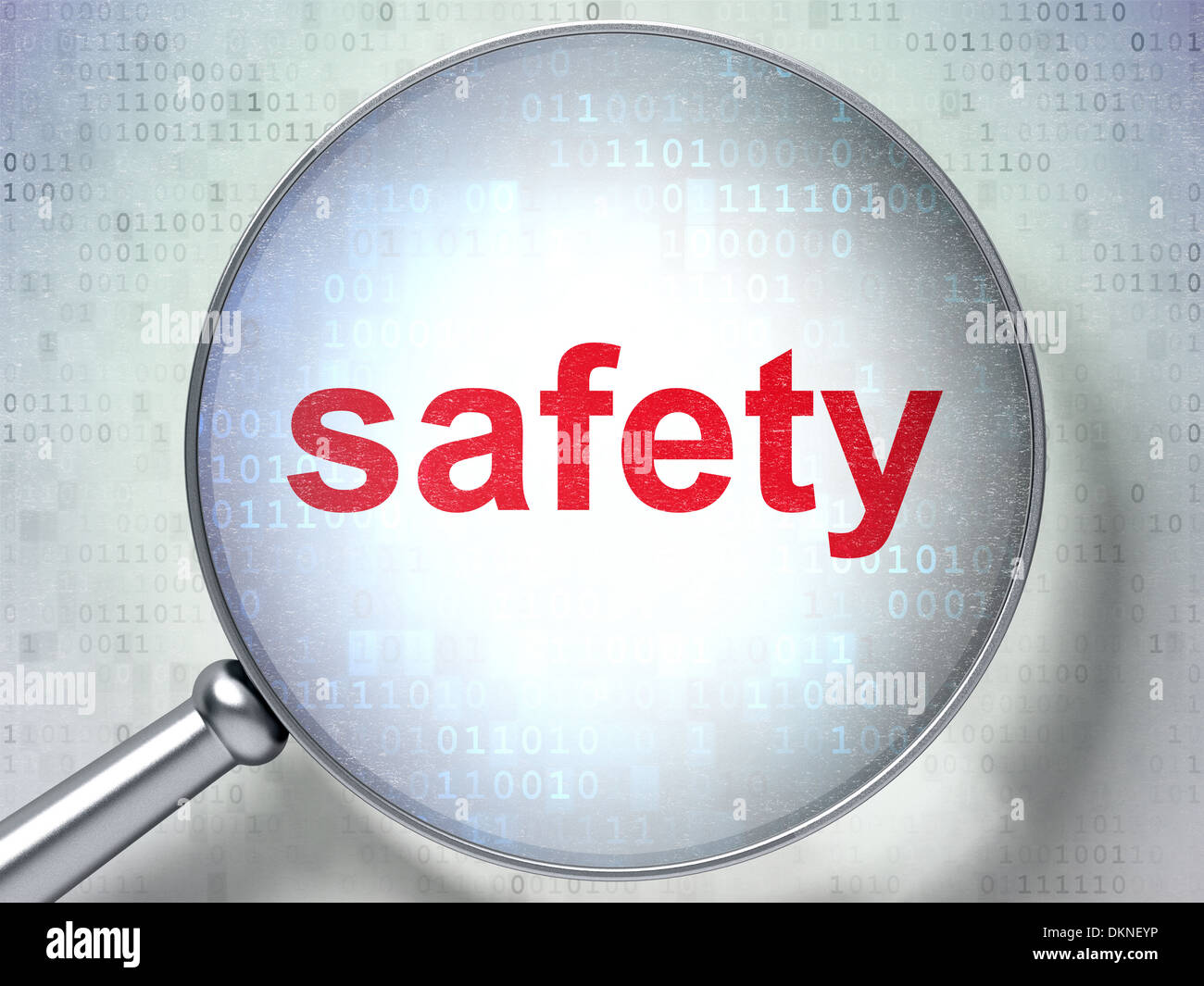 Protection concept: Safety with optical glass Stock Photo - Alamy