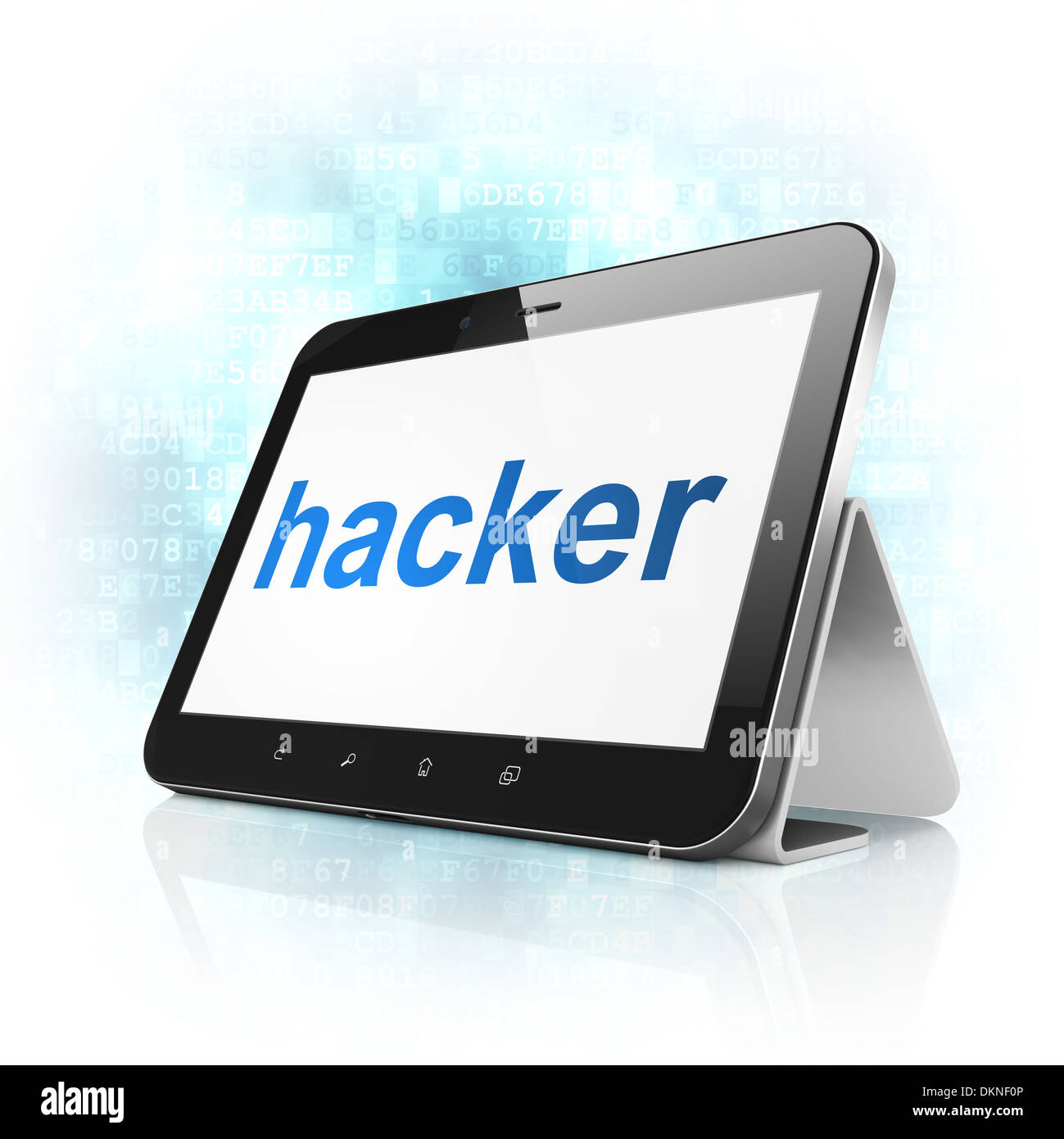 Computer hacker attack black background Cut Out Stock Images & Pictures ...