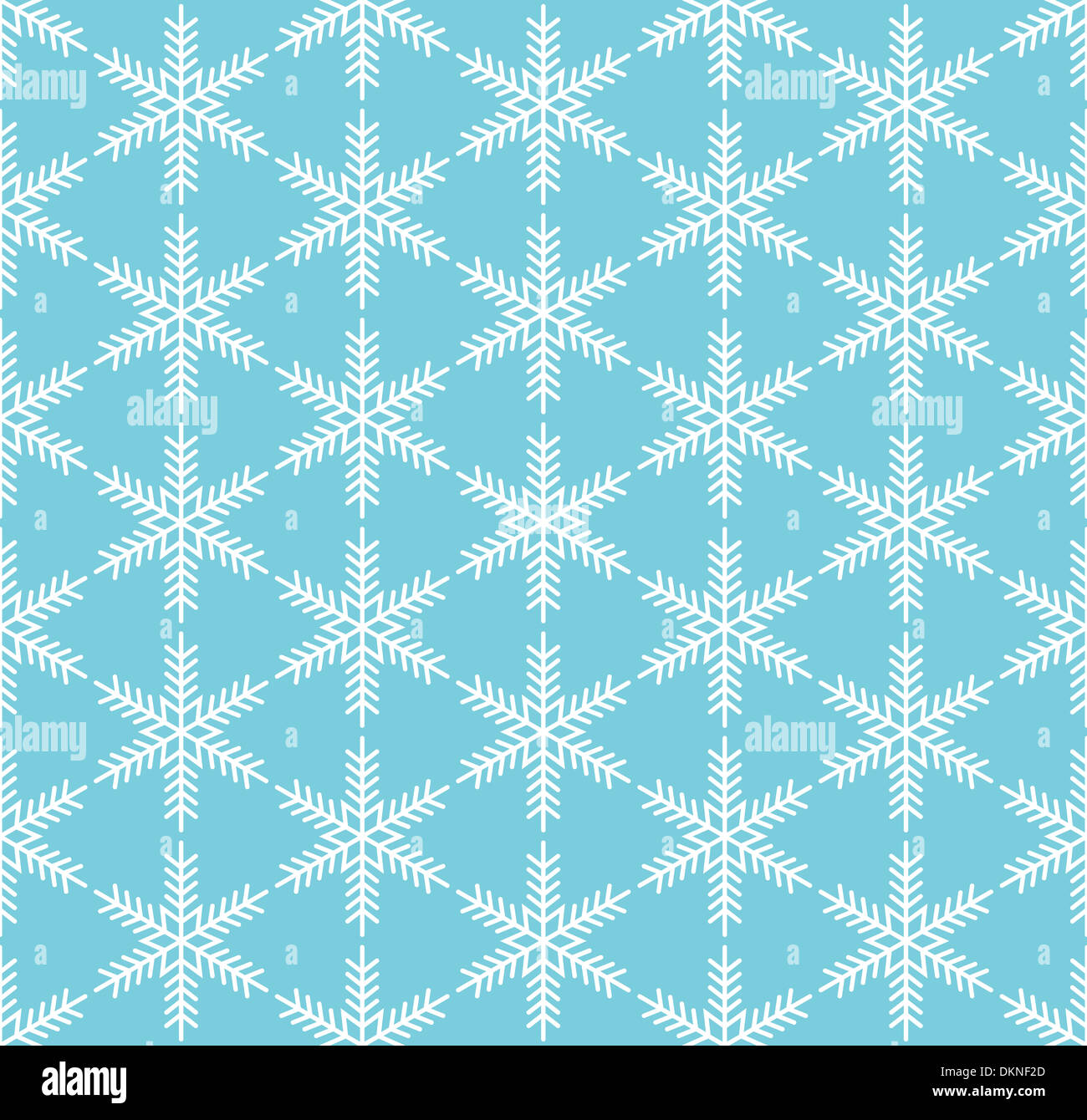 Blue seamless snowflake pattern Stock Photo - Alamy