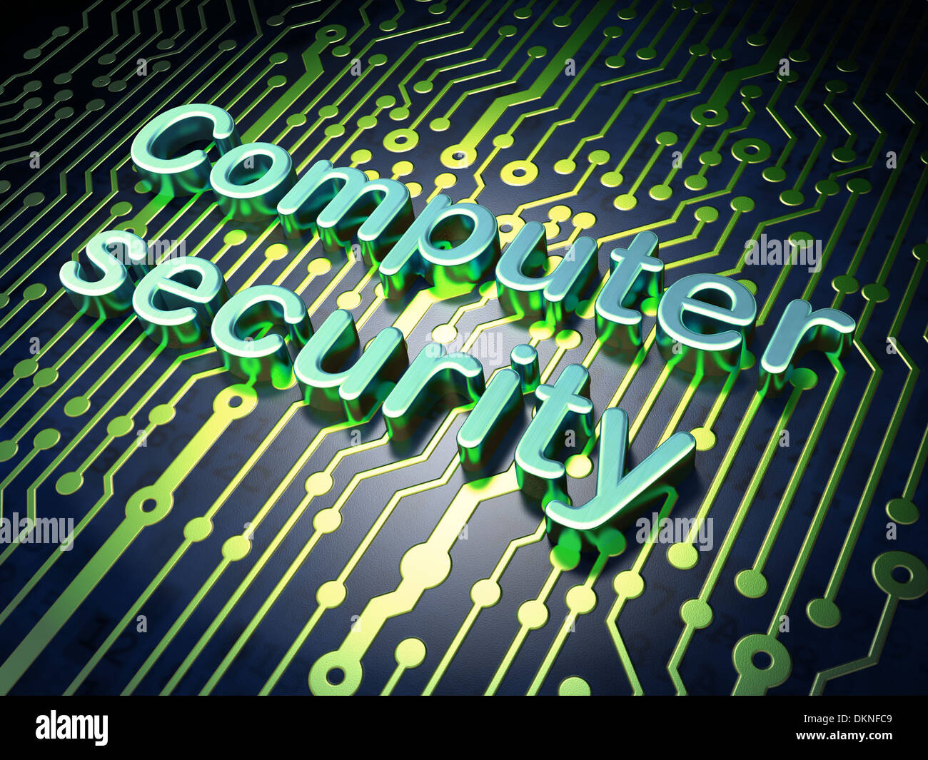 Privacy concept: Computer Security on circuit board background Stock ...