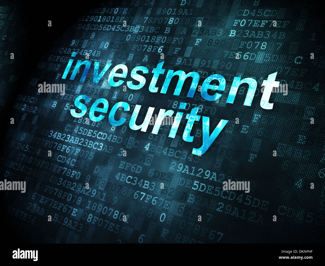 Security concept: Investment Security on digital background Stock Photo ...