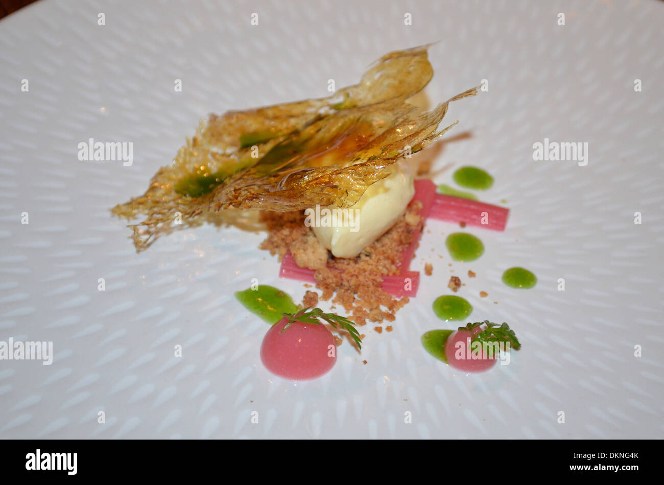 The food of Simon Rogan's award winning restaurant L'enclume in Cumbria ...
