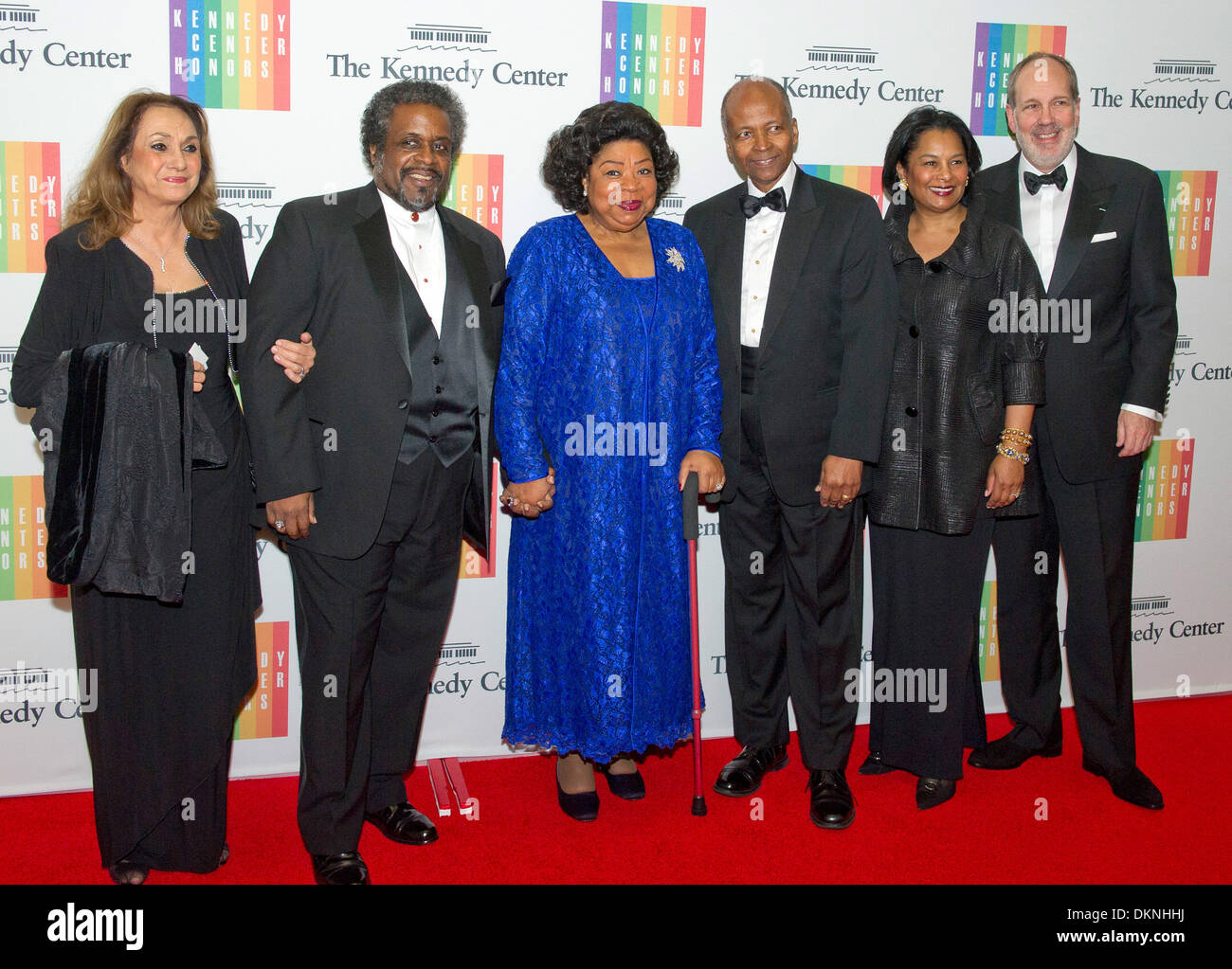 Washington DC, USA. 7th Dec, 2013. Martina Arroyo, in the blue dress ...