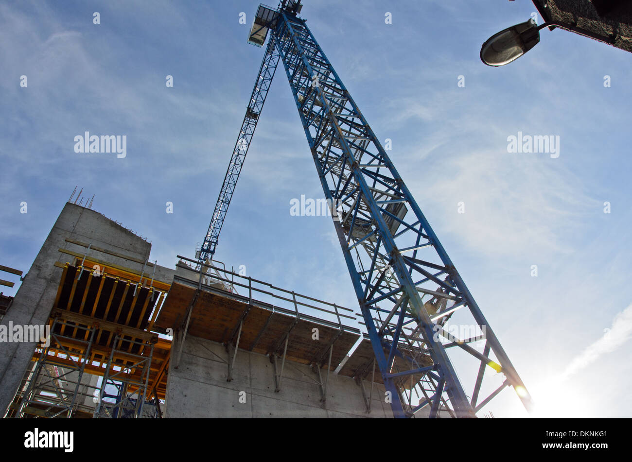 Photo of new building being constructed Stock Photo - Alamy