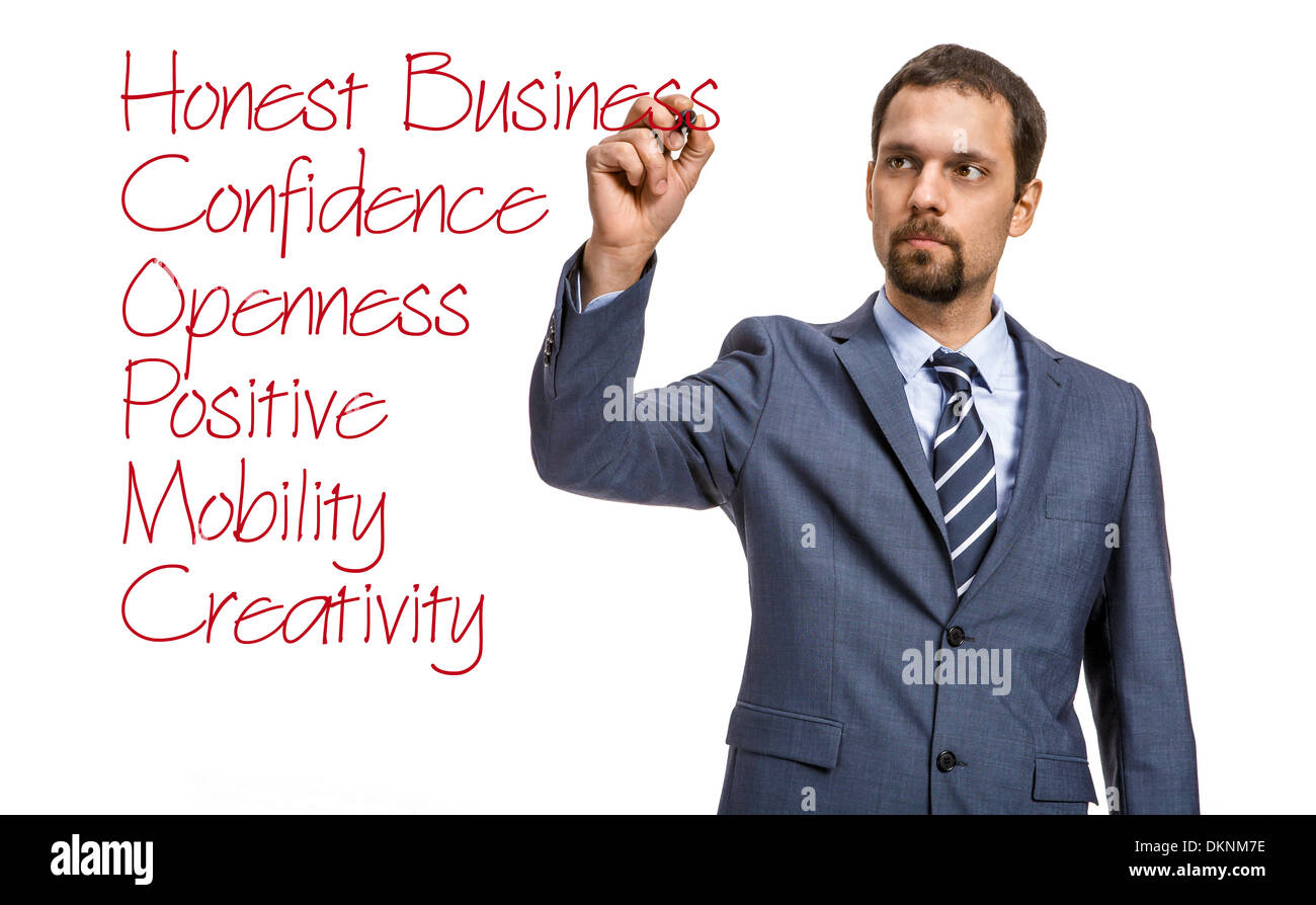 Strict entrepreneur describes the basic principles of doing business ...