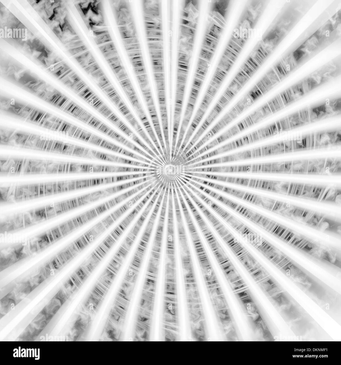 Abstract illustration background of a black and white beams converge to ...