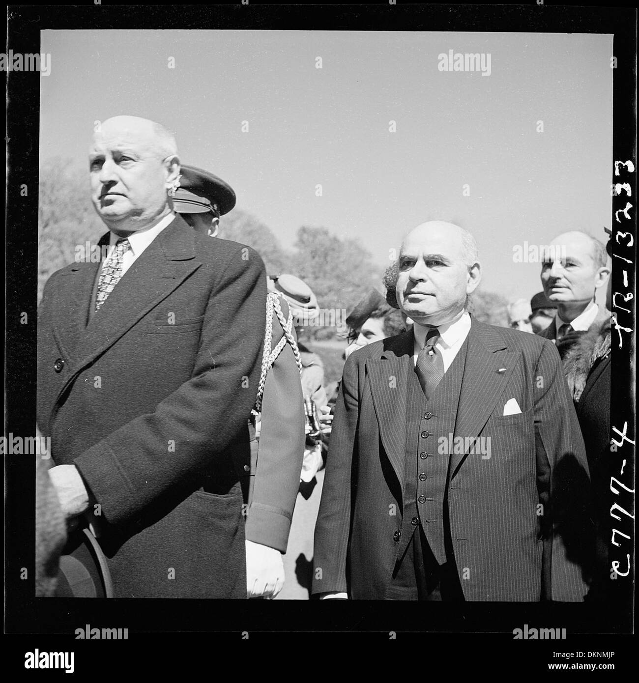 Funeral of president franklin d roosevelt at hyde park hi-res stock ...