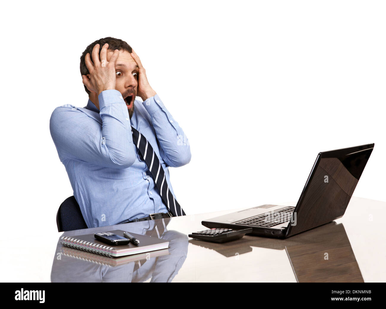 Man panicking hi-res stock photography and images - Alamy