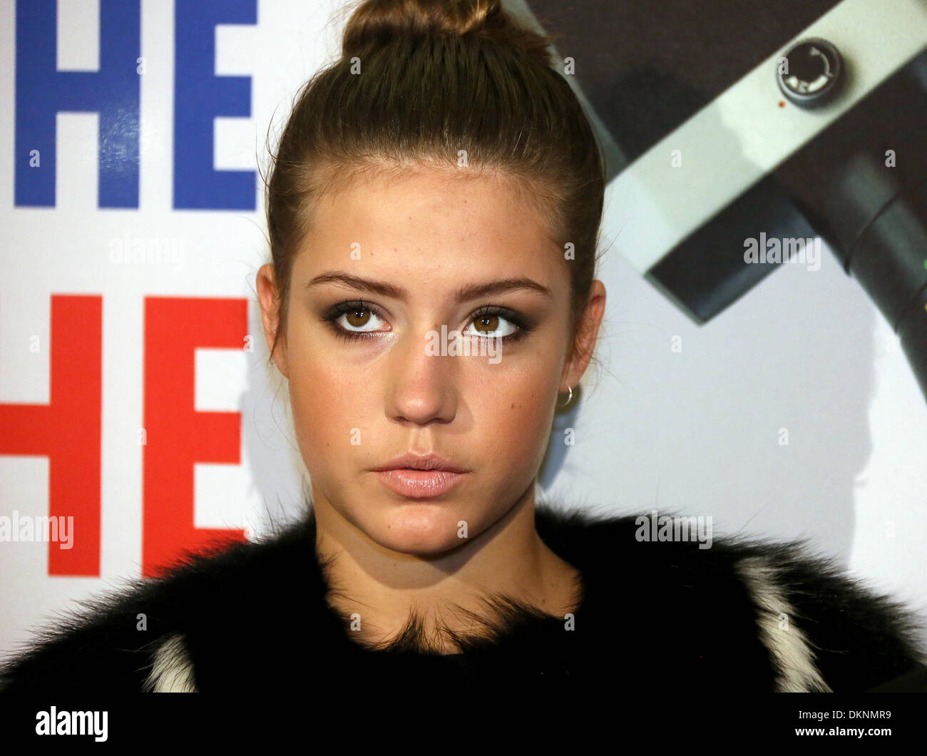 French Actress Adele Exarchopoulos Arrives For The Premiere Of Her New