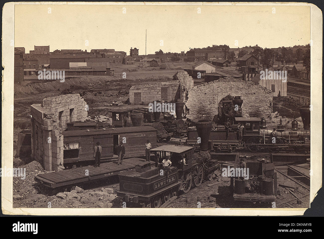 A photograph of the Round House in Atlanta, Georgia, a key ...
