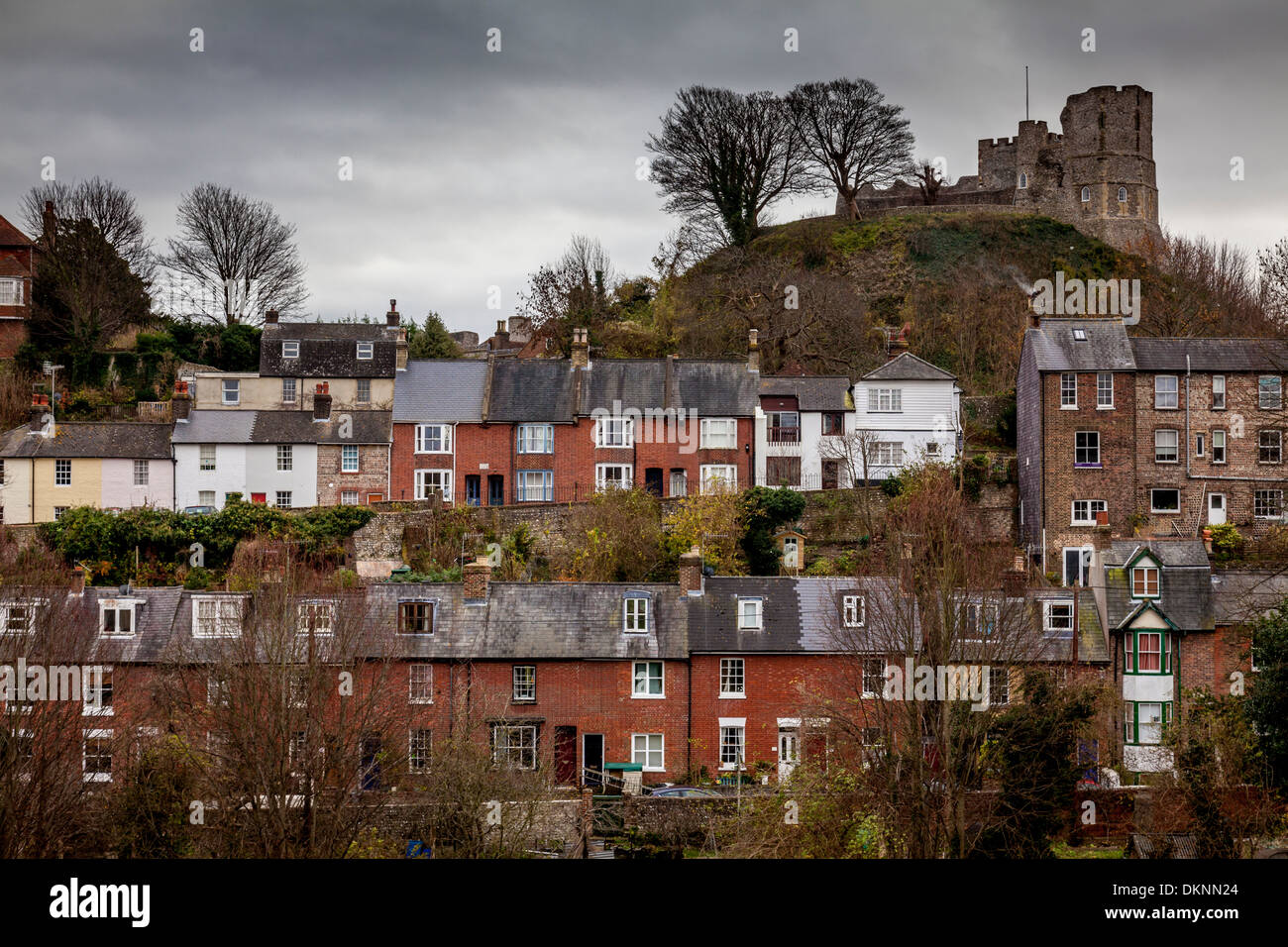 Lewes houses castle hi-res stock photography and images - Alamy