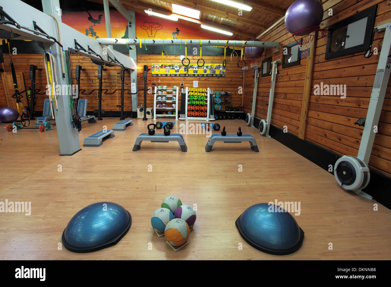 View of gymnasium Stock Photo - Alamy