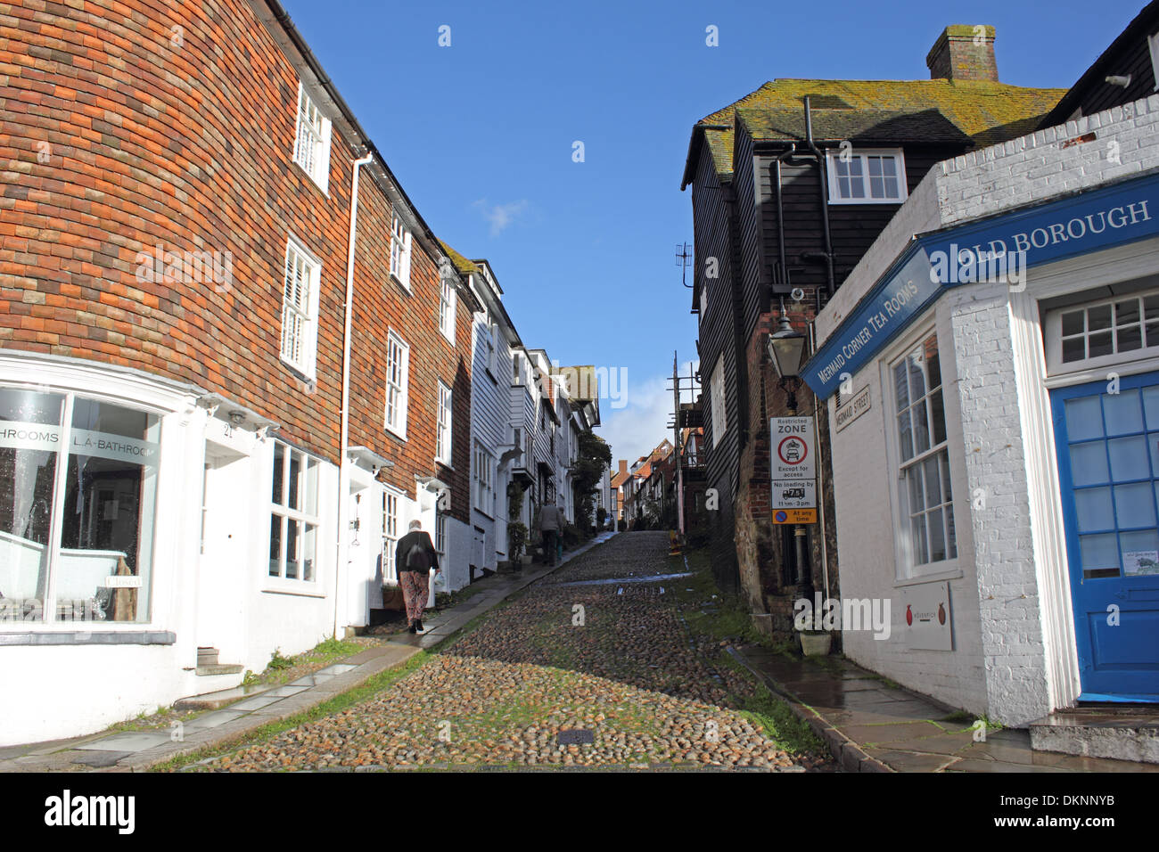 Mermaid Street, Rye, East Sussex, England, UK Stock Photo - Alamy