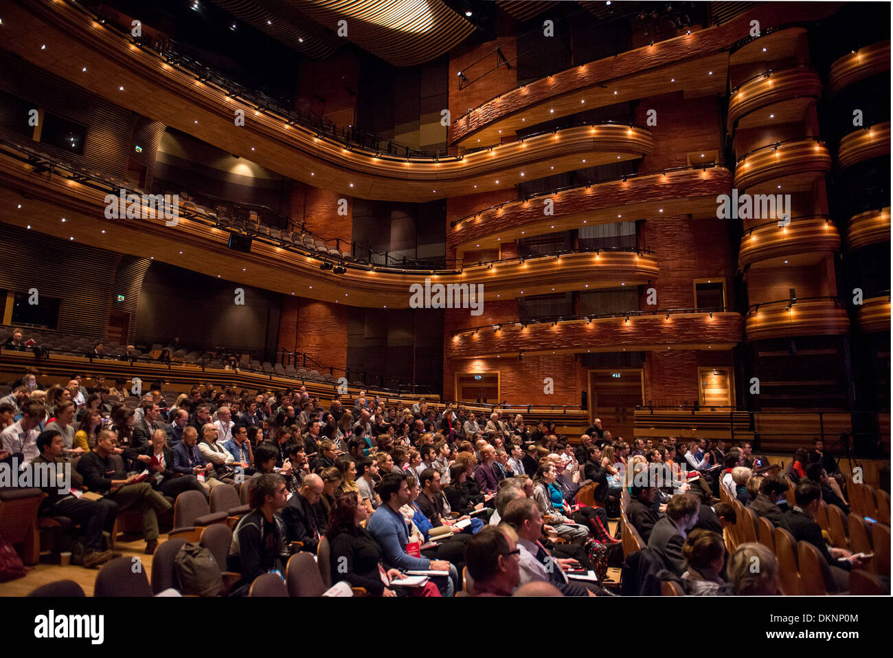 Donald Gordon Theatre in the Wales Millennium Centre in Cardiff during ...