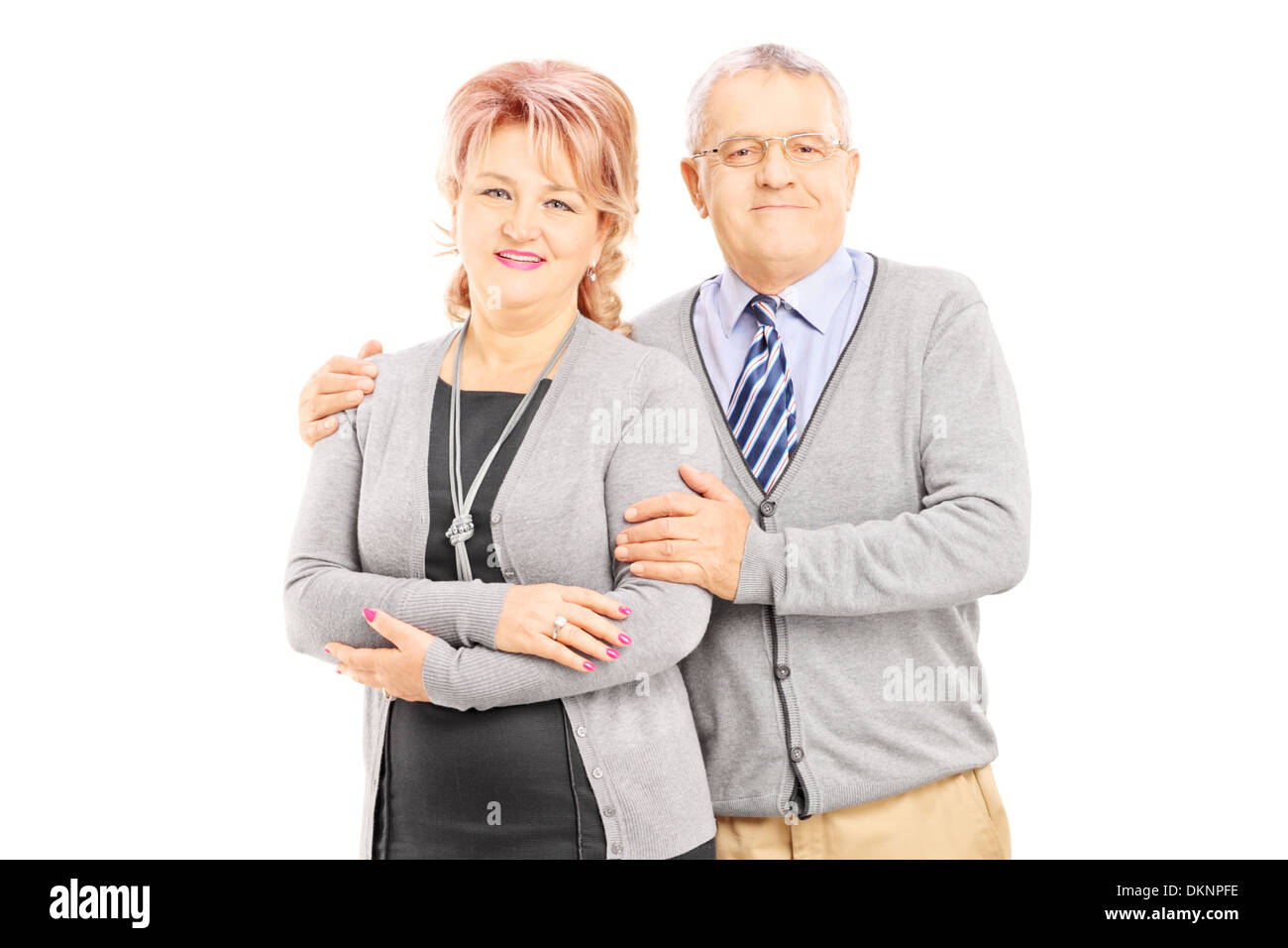 Middle aged couple hugging hi-res stock photography and images - Alamy
