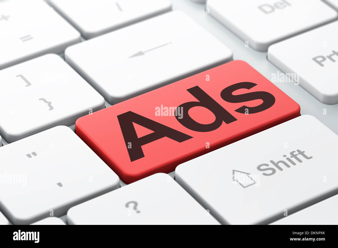 Advertising concept: Ads on computer keyboard background Stock Photo ...