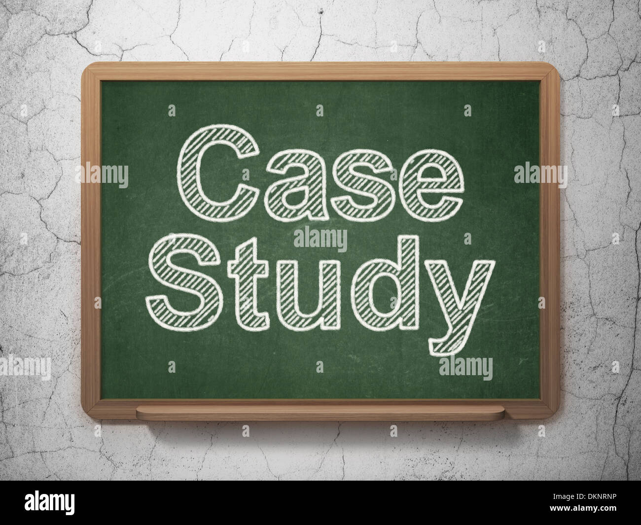 Education concept: Case Study on chalkboard background Stock Photo - Alamy
