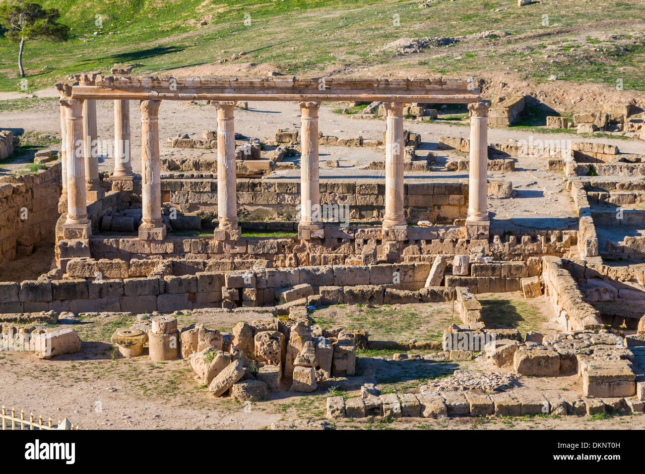 Libya, Sabratha. Roman Peristyle House, 2nd-3rd. Century A.D Stock ...