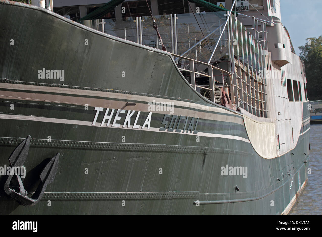 Thekla, a former cargo ship turned into a night club. Bristol Docks. uk ...