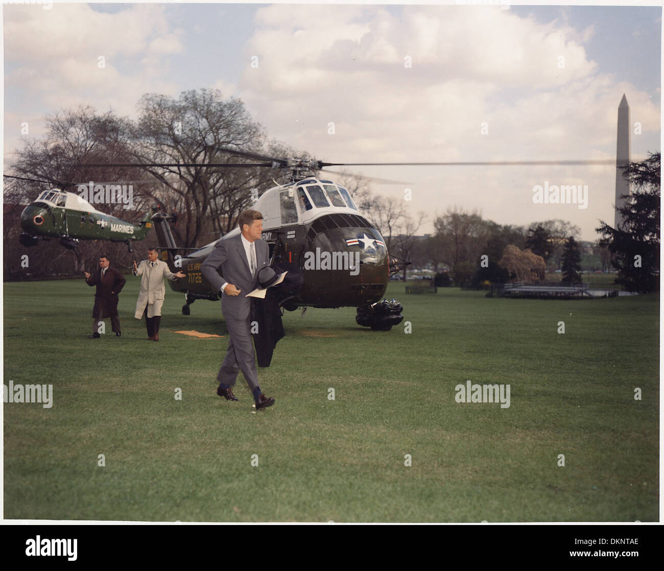 President John F. Kennedy is returning from a trip to Florida ...