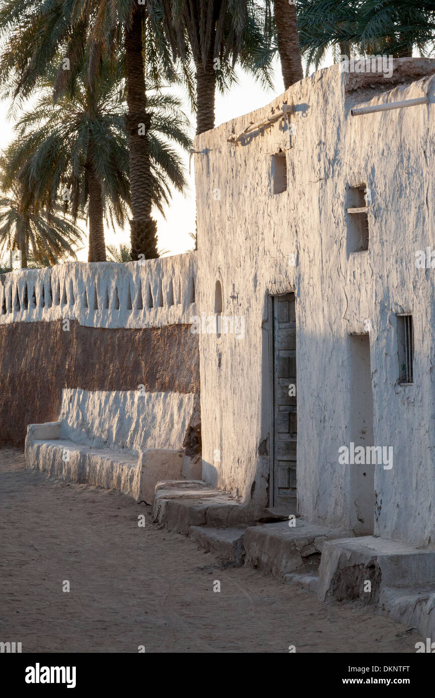 Libya, Ghadames. Walkway in the Old City in Late Afternoon Stock Photo ...