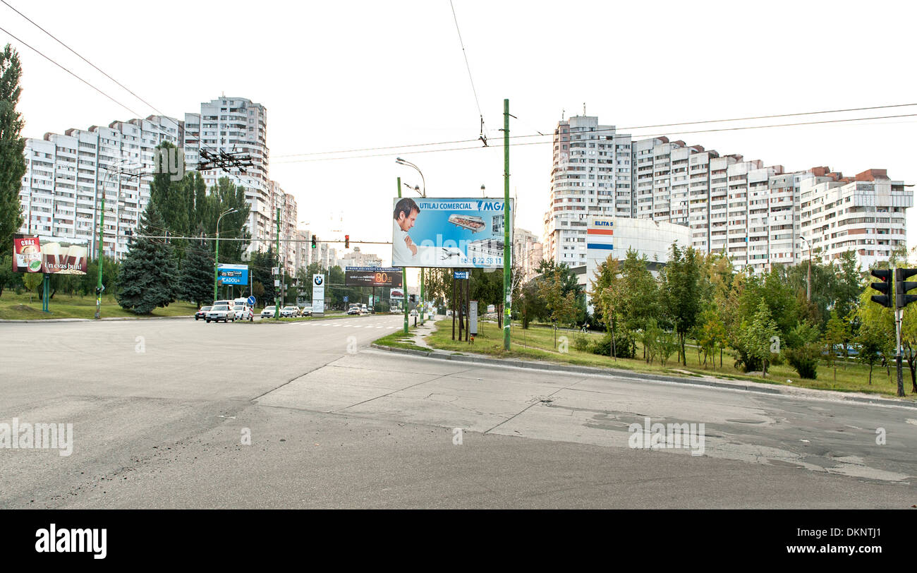 The "Gates of Chișinău", apartment blocks in Chisinau, the capital of ...