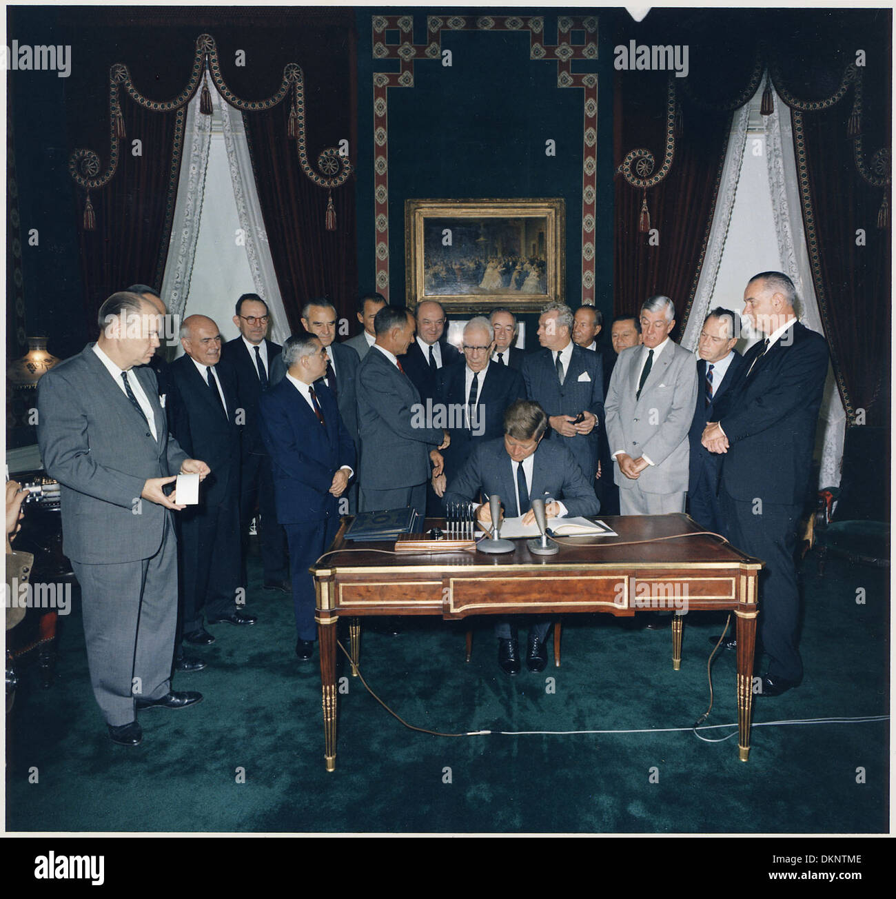 The Nuclear Test Ban Treaty was signed to limit nuclear weapons testing ...