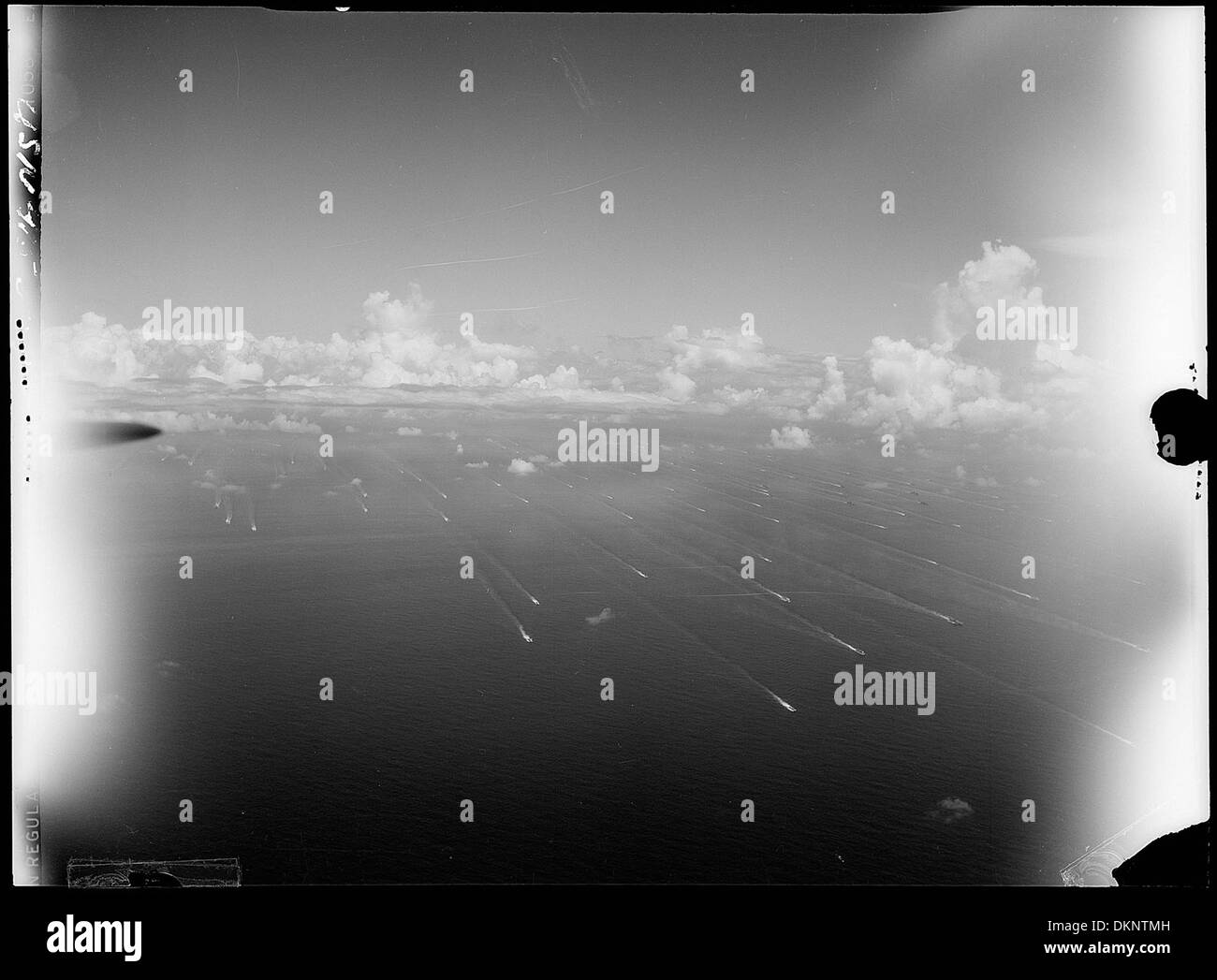 This photograph captures the Sixth Fleet during the invasion of Iwo ...