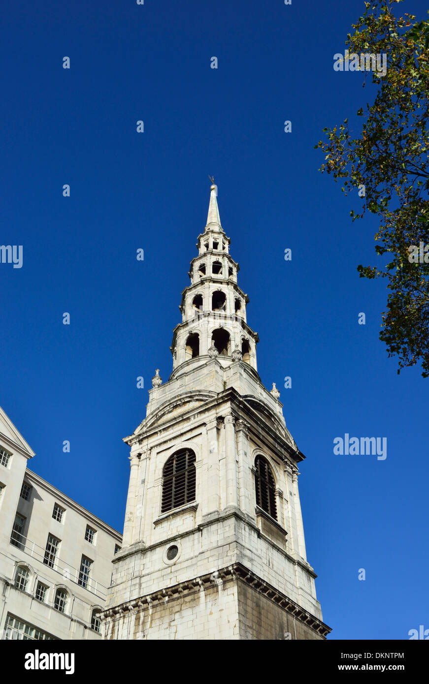 St Bride's church, Fleet Street, London, United Kingdom Stock Photo - Alamy