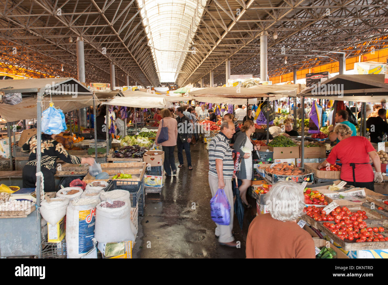 The market in Chisinau, the capital of Moldova in Eastern Europe Stock ...