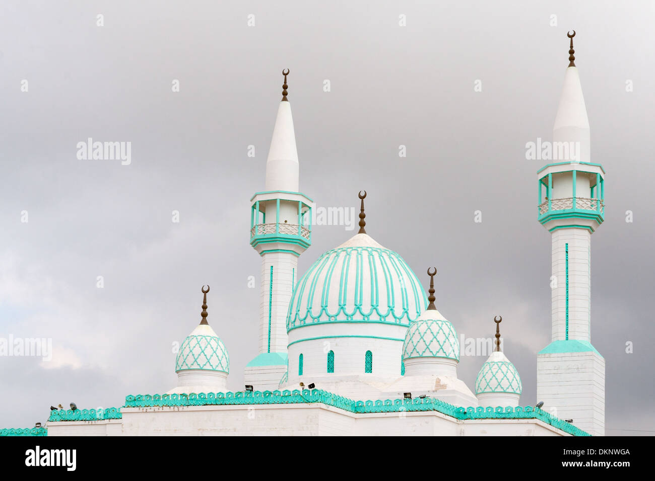 Libya, Al-Bayda. Minarets of the Bilal Mosque Stock Photo - Alamy