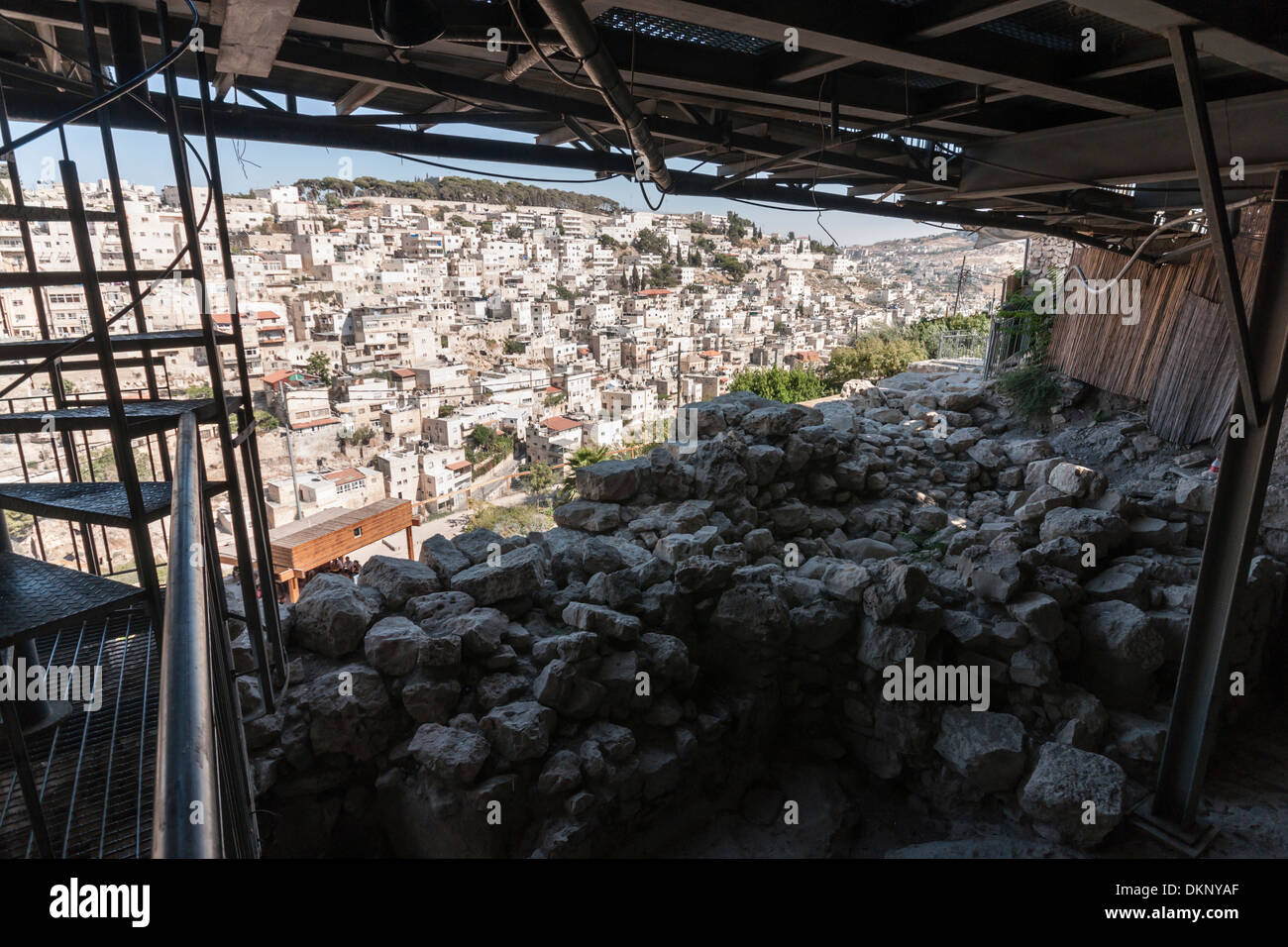 Jerusalem, Israel. The village of Silwan as seen from the "City of ...