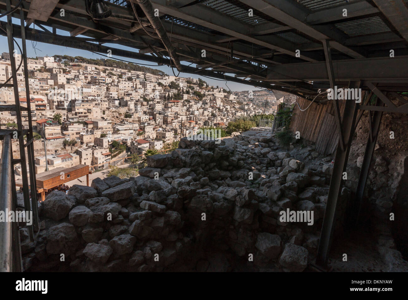 Jerusalem, Israel. The village of Silwan as seen from the "City of ...