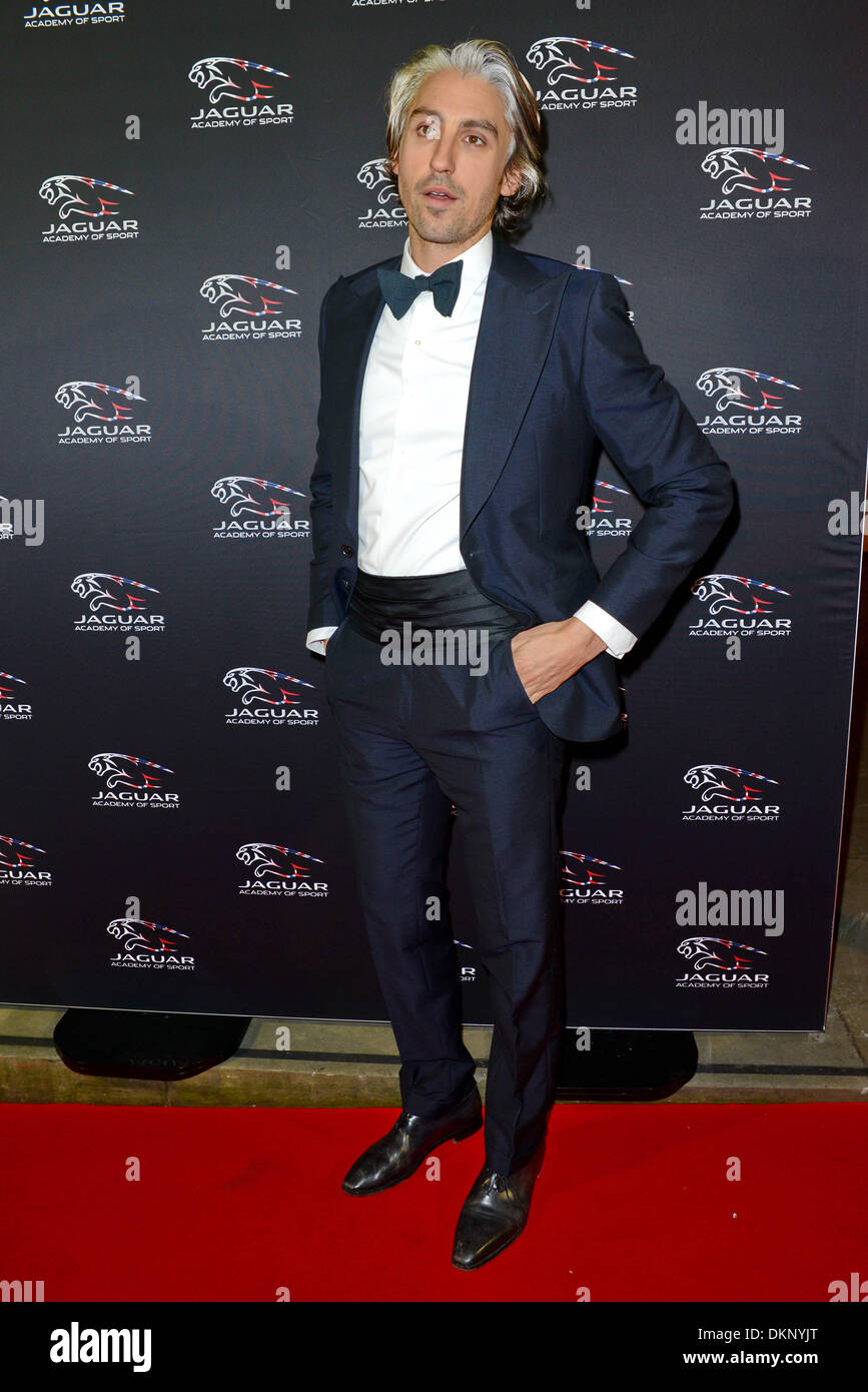 London, UK. 8th Dec, 2013. George Lamb attend awards honouring rising ...