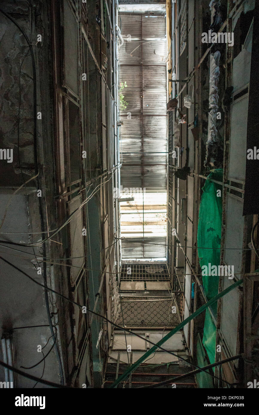 Israel. A view of slum buildings, photographed from below Stock Photo ...