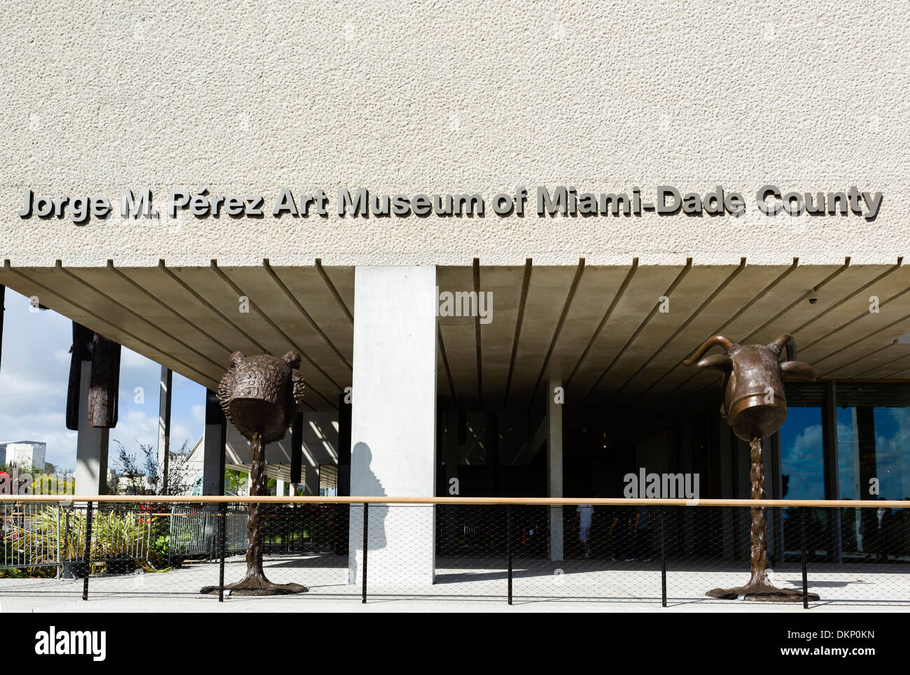 Entrance to the Perez Art Museum of Miami (PAMM), Museum Park, Miami ...