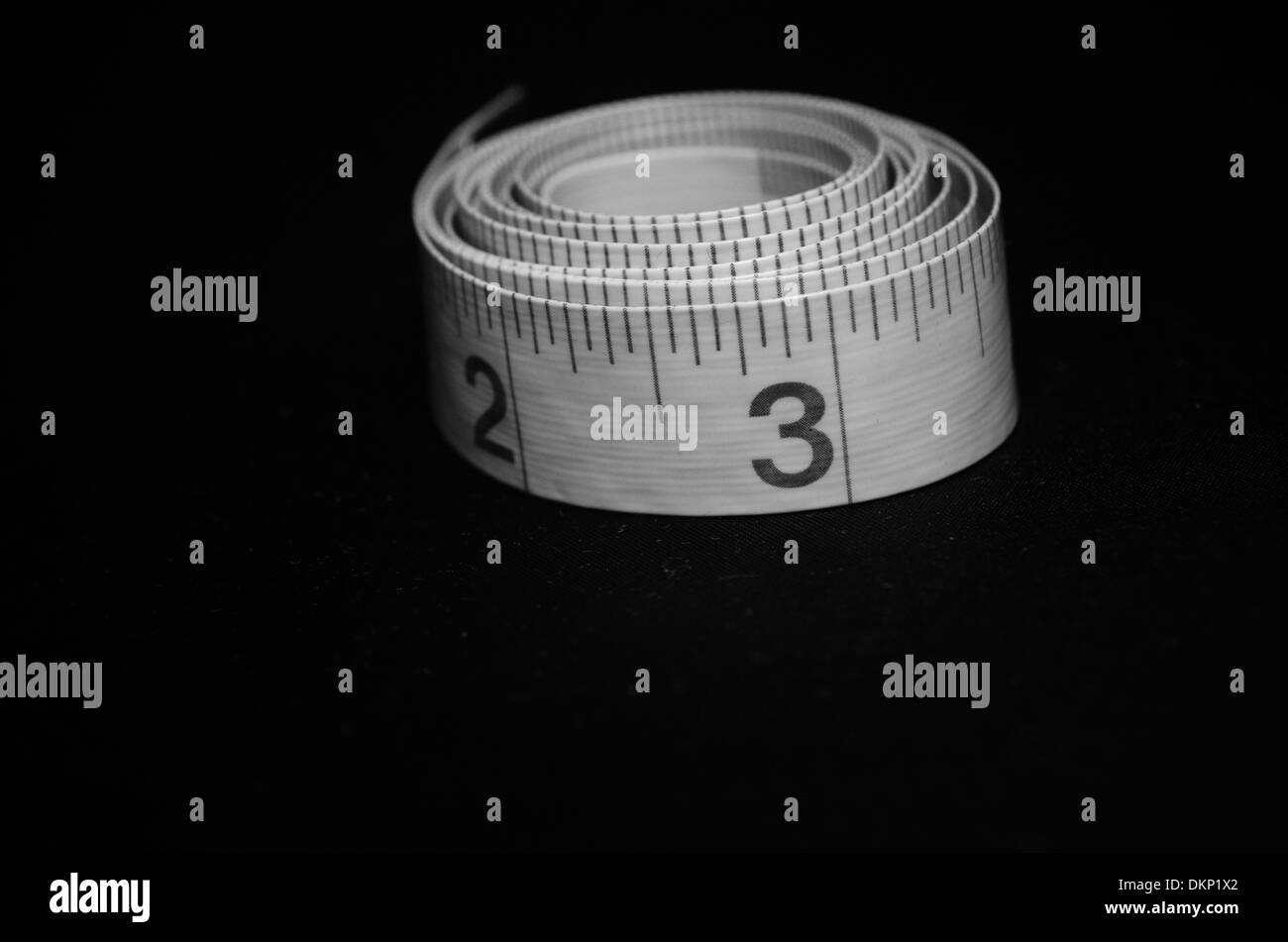 Measure tape Black and White Stock Photos & Images - Alamy