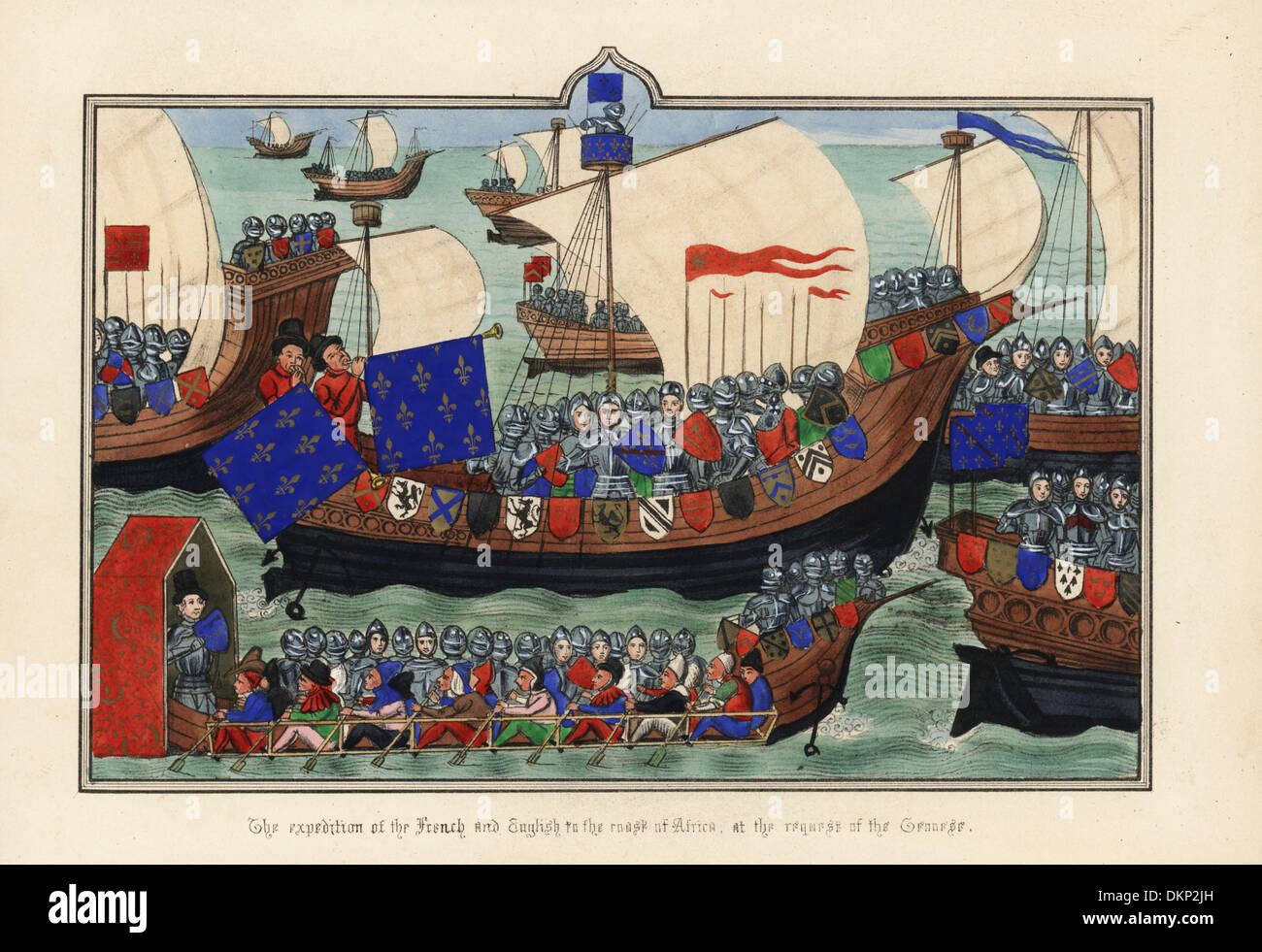 Medieval knights manuscript hi-res stock photography and images - Alamy