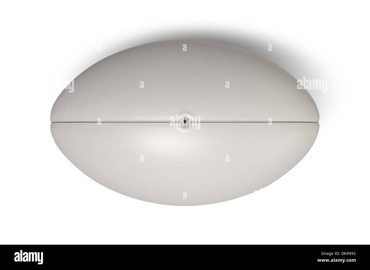 A plain white textured rugby ball on a isolated background Stock Photo ...