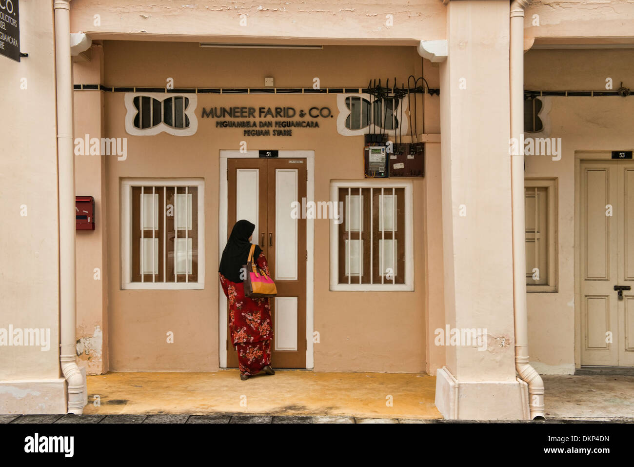 Traditional Chinese shop houses in the UNESCO World Heritage zone of ...