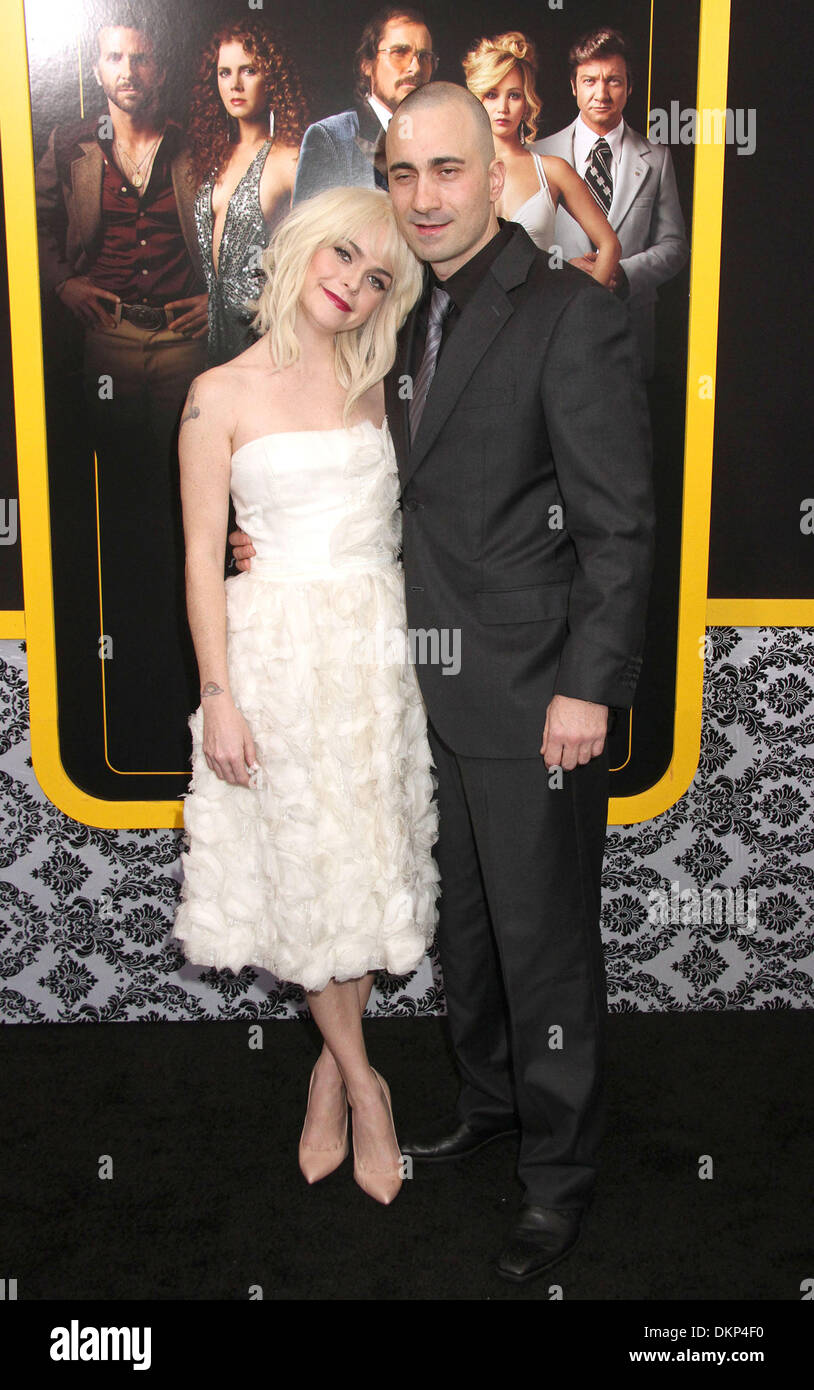 New York, New York, USA. 8th Dec, 2013. Actress TARYN MANNING and JAY ...