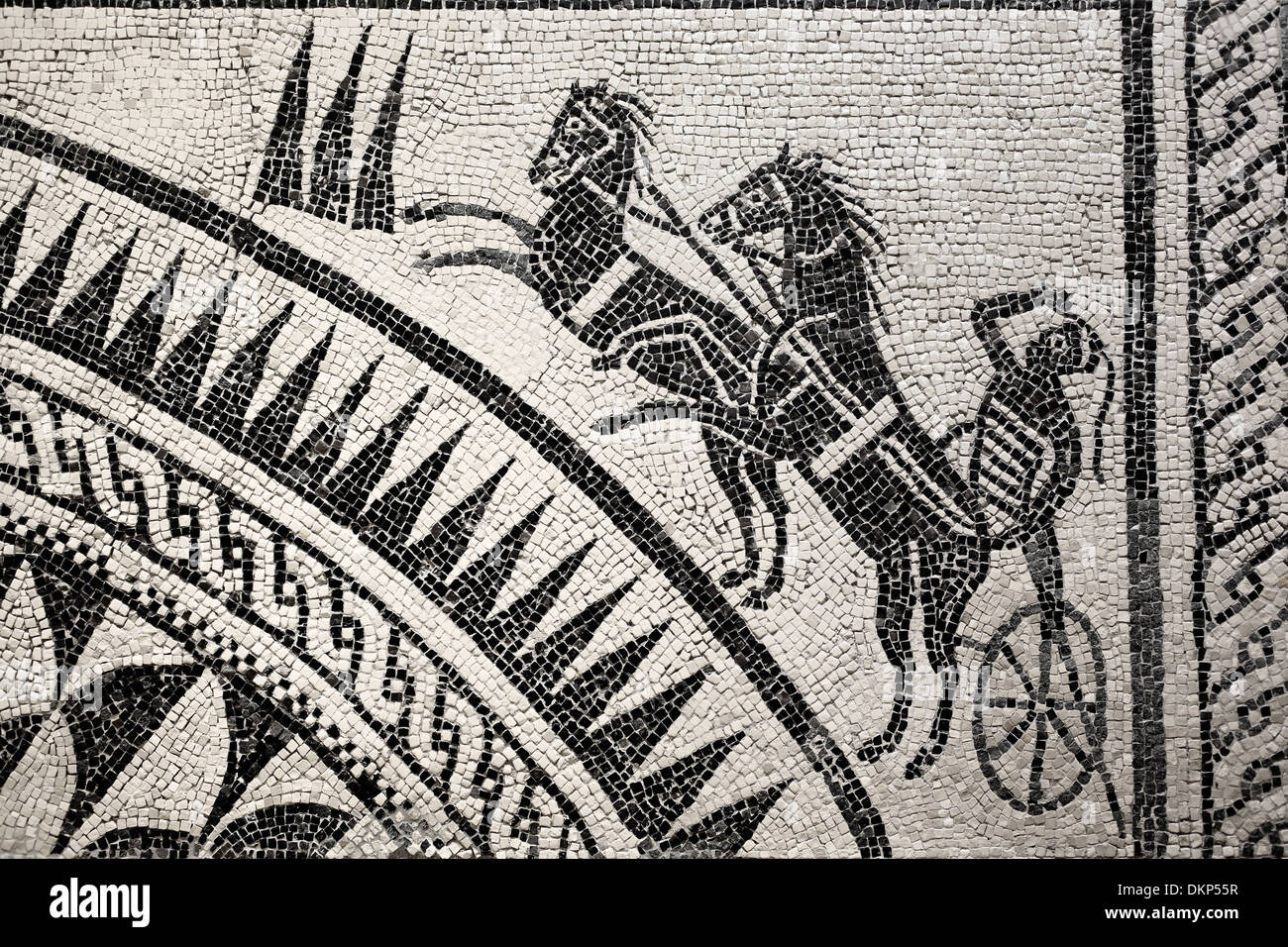 Roman mosaic pavement hi-res stock photography and images - Alamy