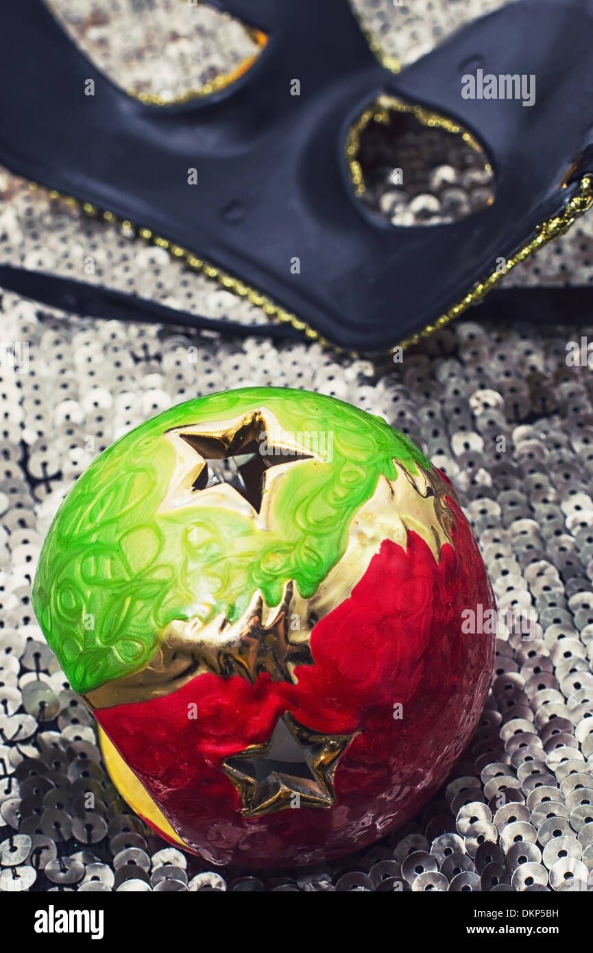 new-year toys and knick-knackeries to Christmas Stock Photo - Alamy