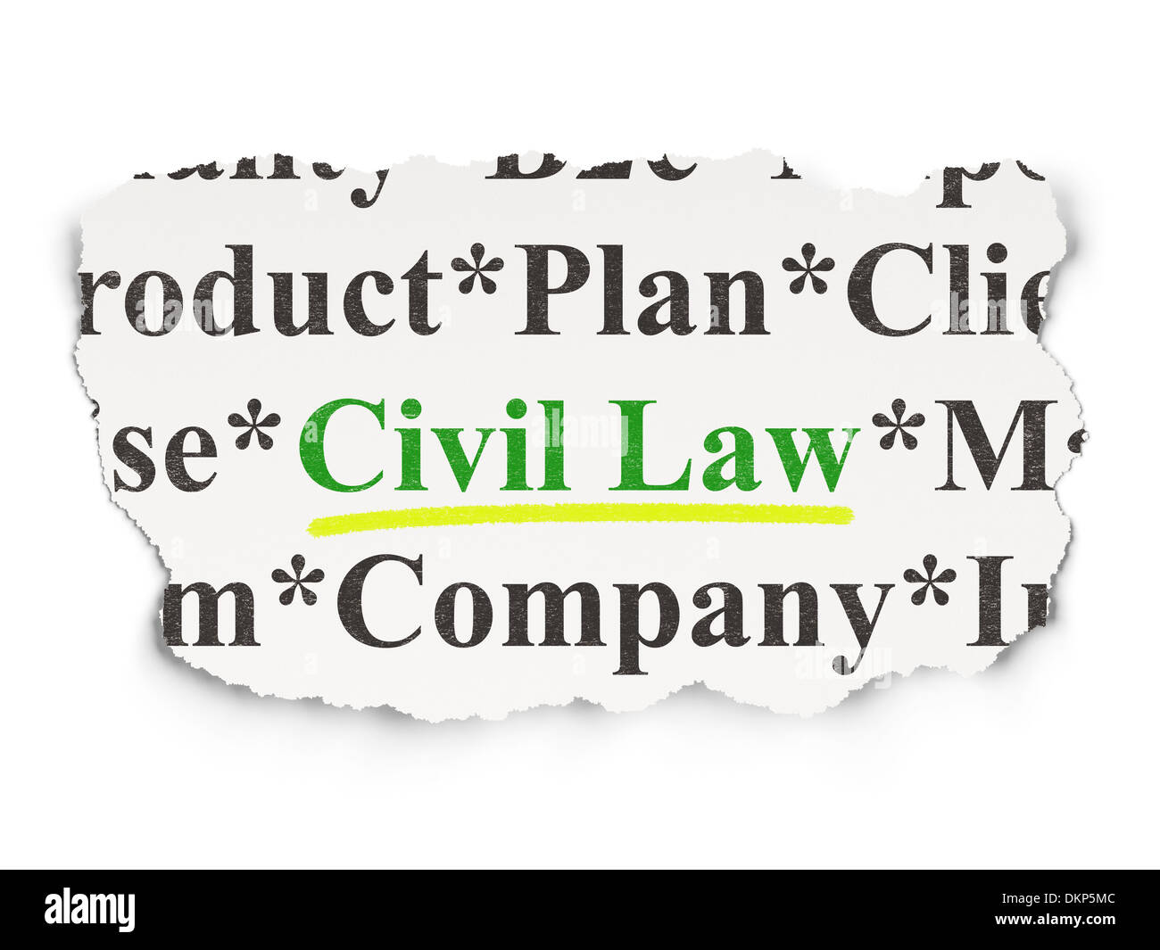 Law concept: Civil Law on Paper background Stock Photo - Alamy