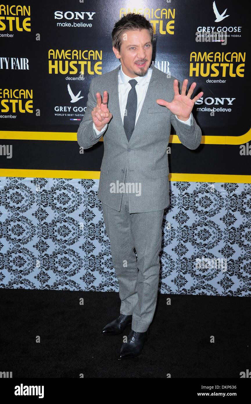 New York, NY, USA. 8th Dec, 2013. Jeremy Lee Renner at arrivals for ...