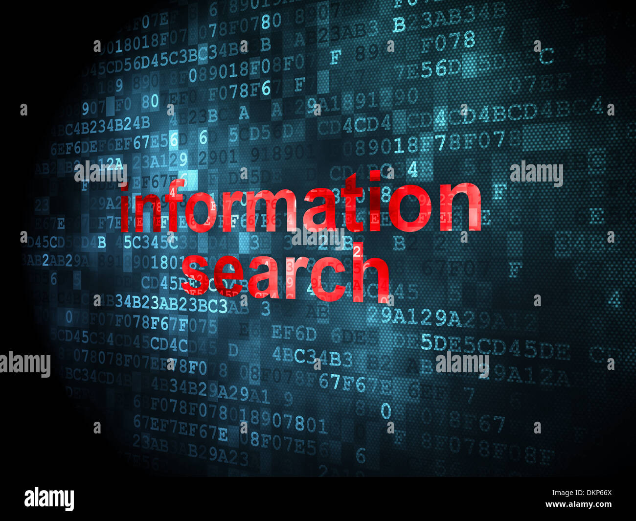 Information concept: Information Search on digital background Stock ...